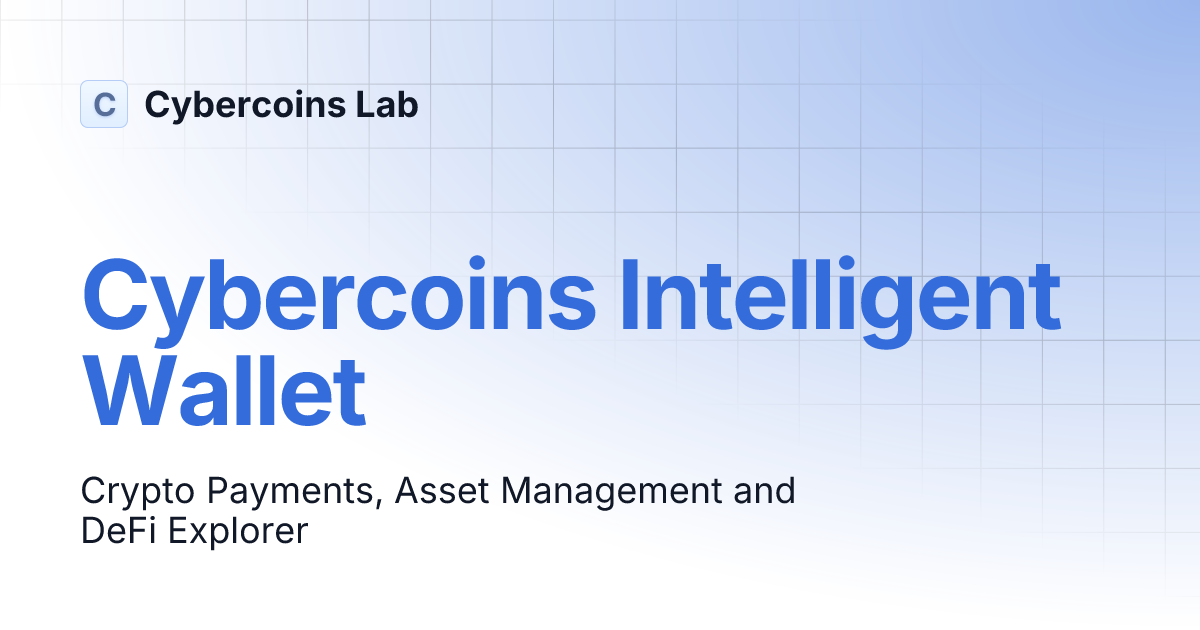 Cybercoins Intelligent Wallet | Cybercoins Lab